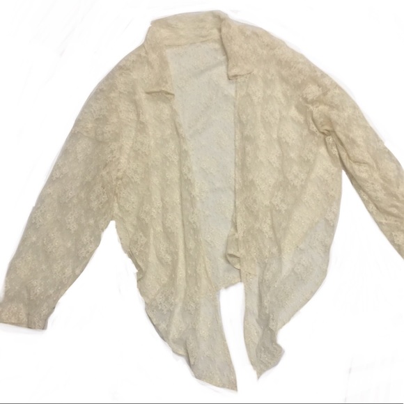 Vintage | Tops | Vintage Handmade Lace Sheer Top | Poshmark